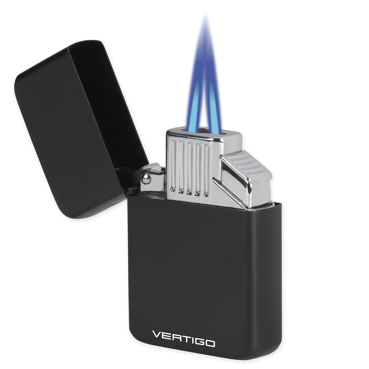 VERTIGO DOUBLE FLAME ZLA2B N LIGHTER - Miami Humidor Cigars
